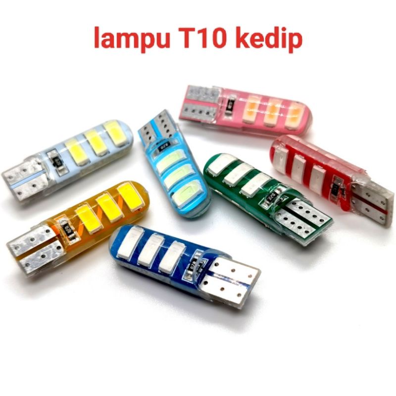 Jual LAMPU LED T10 KEDIP | Shopee Indonesia