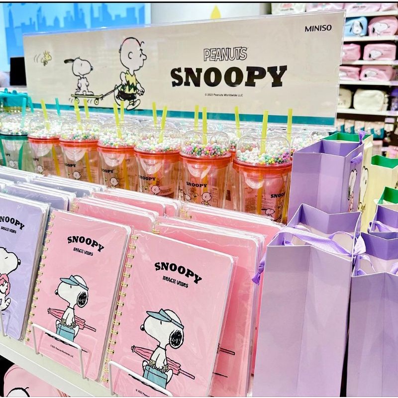 Jual MINISO X SNOOPY PEANUTS ALL VARIAN | Shopee Indonesia