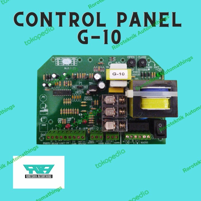 Jual PANEL G10/UNIT CONTROL MODUL SLIDING GATE AC MOTOR G-10 | Shopee ...