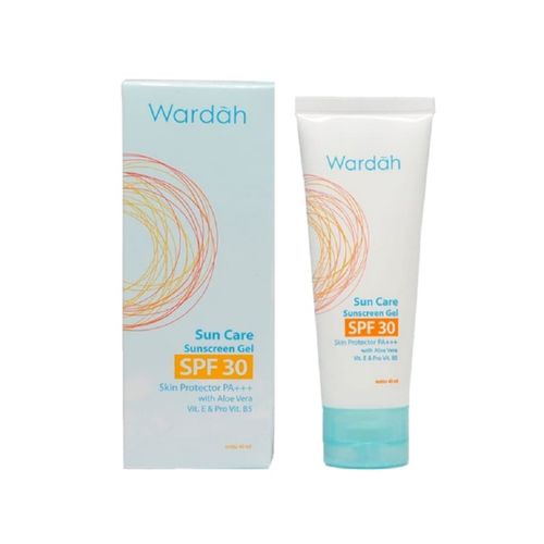 Jual WARDAH SUN CARE SUNSCREEN GEL SPF-30 40 ML TUBE | Shopee Indonesia