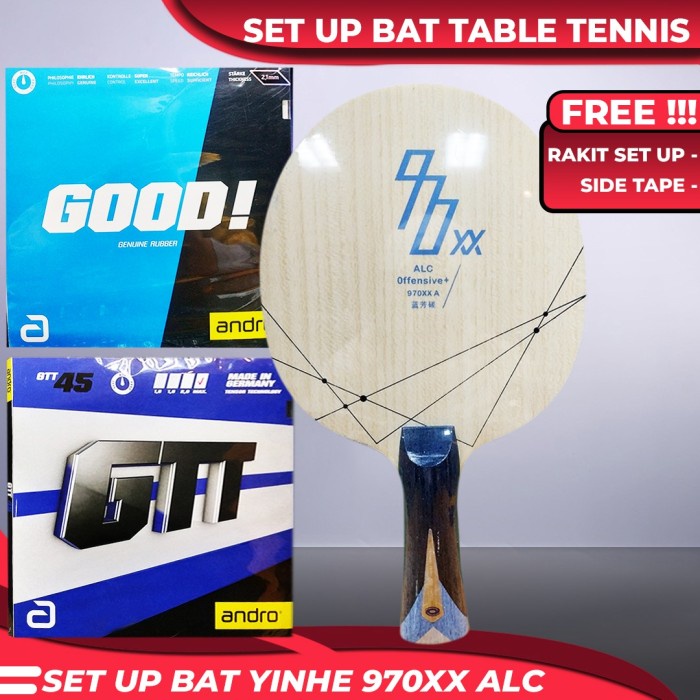 Jual [ORI] Setup Tenis Meja Pingpong Yinhe 970Xx Alc Andro Good Andro Gtt 45 Bisa Gojek | Shopee ...