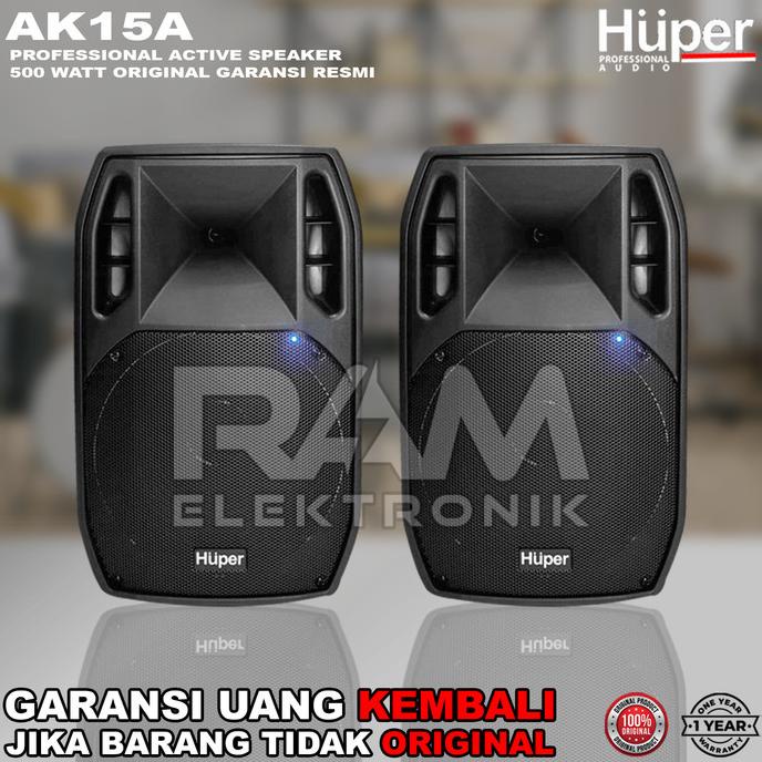 Jual Speaker Aktif 15 Inch HUPER AK15A / AK15 A Original SNI Harga 1 ...