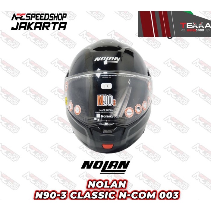 Jual [New Ori] Helm Nolan N90- 3 Classic N-Com 003 Helmet Motor Full Face Bisa Sameday | Shopee ...