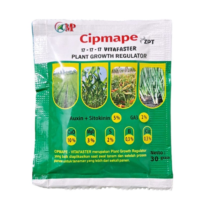 Jual Pupuk Nutrisi ZPT CIPMAPE VITAFASTER - 30 gram | Shopee Indonesia