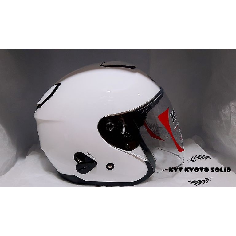 Jual Terk1n1 HELM KYT KYOTO PUTIH ORIGINAL HELM 100% ORIGINAL Banyak ...