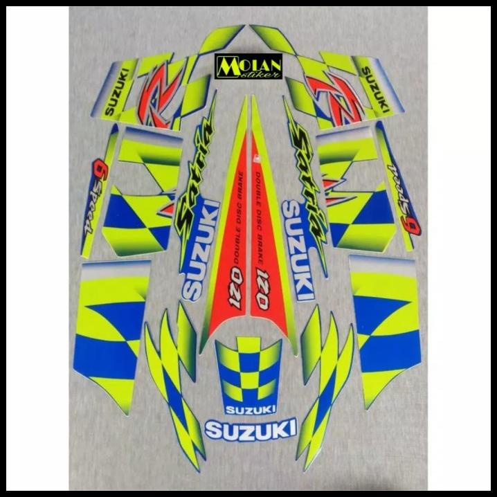 Jual GRATIS ONGKIR STICKER STRIPING MOTIF ORI SATRIA R120 SE KENNY ...