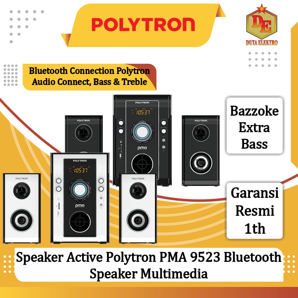 Jual Speaker Active Polytron PMA 9523 Bluetooth Speaker Multimedia | Shopee Indonesia