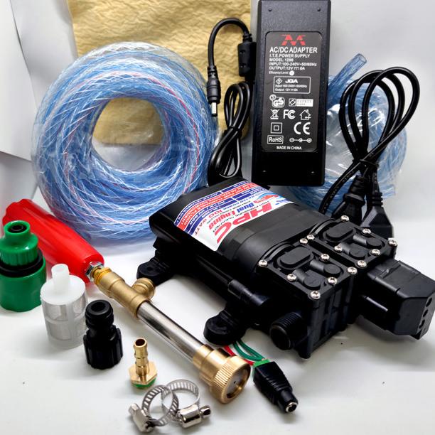 Jual Paket Pompa DC 12V 8A HPC DUAL ENGINE High Pressure Cleaner ...