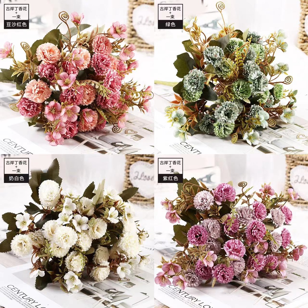Jual Bunga Imitasi/Harga Untuk 1 Tangkai ISI 5 Cabang (11 bunga gede 8 ...