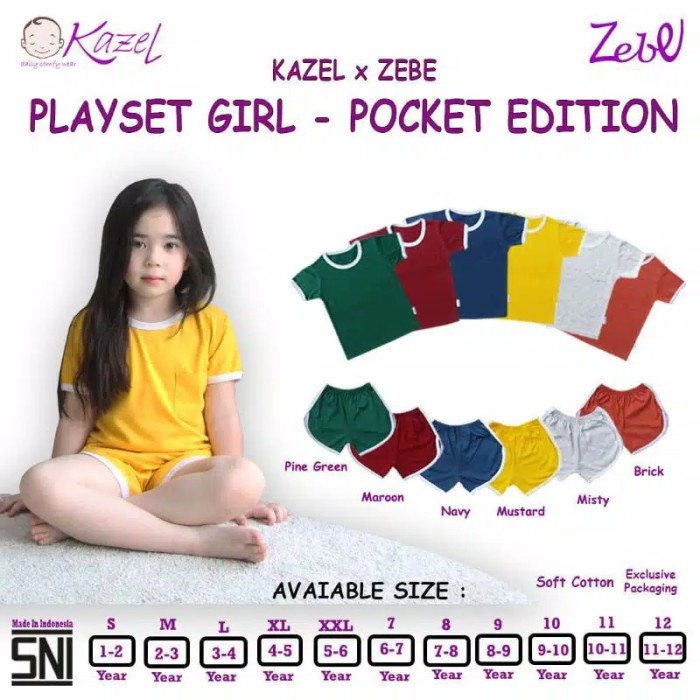 Jual Kazel X Zebe Playset Pocket Girl Edition | Shopee Indonesia
