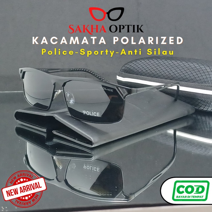 Jual Greenwoods Kacamata Police Polarized Pria Wanita Anti Silau Cocok Untuk Di Pantai | Shopee ...