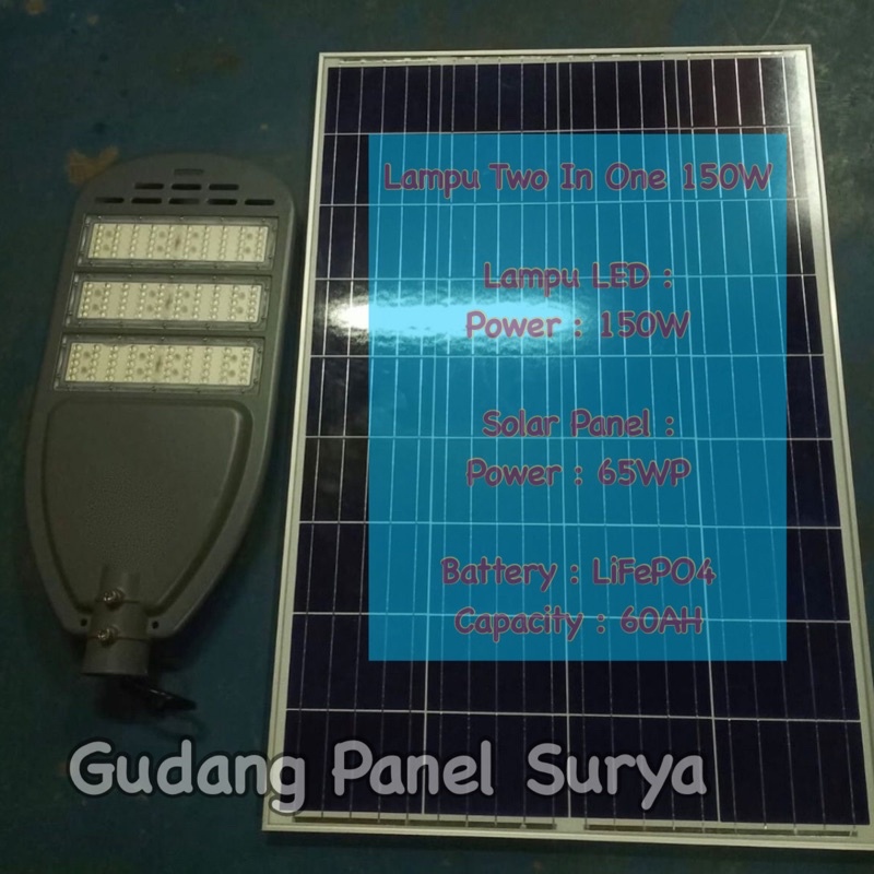 Jual Lampu PJU Two In One 2IN1 150W Lampu pju 2in1 150Watt | Shopee ...