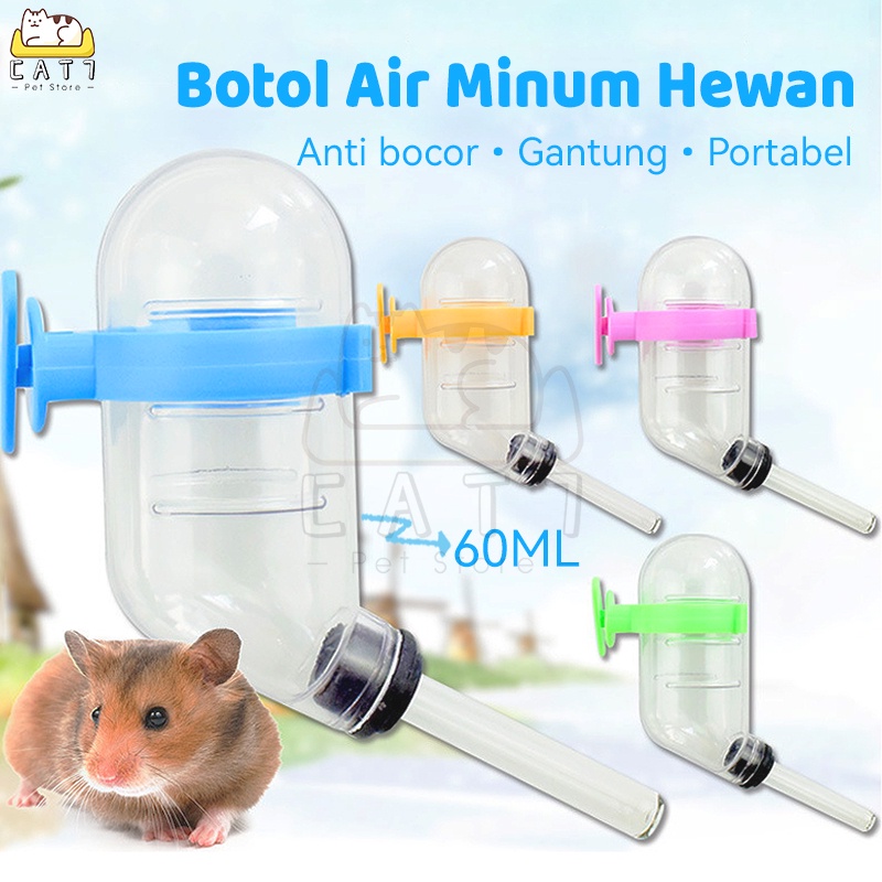 Jual Botol Minum Dot 60ml Botol Anti Bocor Untuk Hamster Kelinci Landak ...