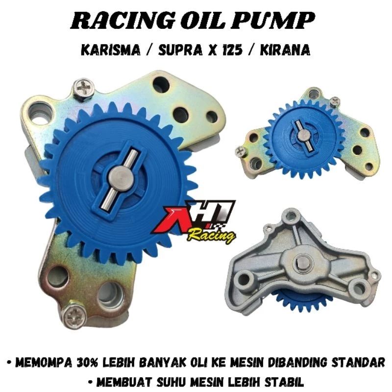 Jual POMPA OLI RACING OIL PUMP HI FLOW AH1 KARISMA SUPRA X 125 KIRANA BLADE 125 Fi RACING ...