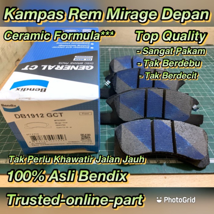 Jual Kampas Rem Mirage 100% Asli Bendix | Shopee Indonesia
