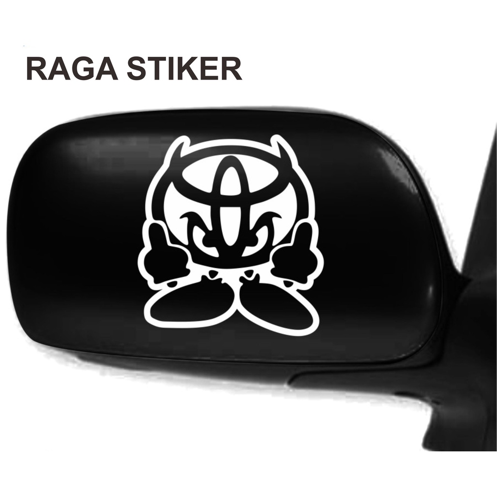 Jual CUTTING STICKER MOBIL JDM TOYOTA STIKER MOBIL KEREN STIKER SPION ...