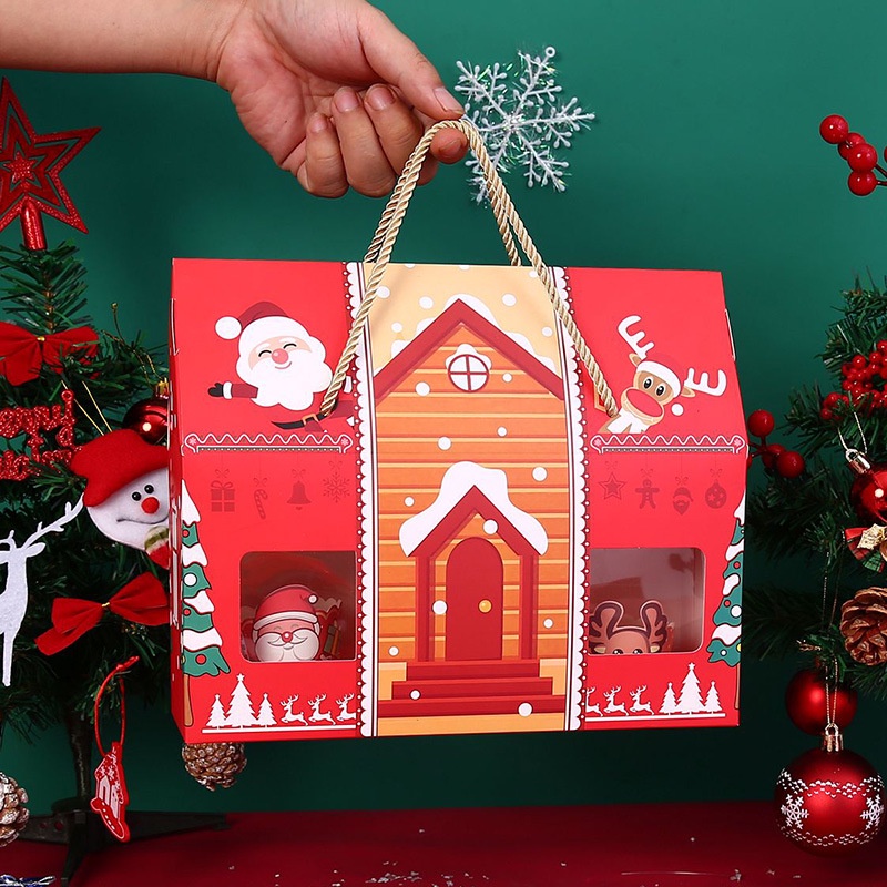 Jual Harga satuan GIFT BOX Christmas Natal Xmas kotak bingkisan tema ...