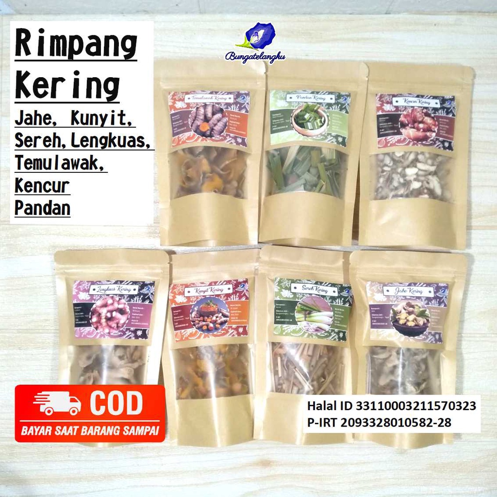 Jual Rimpang kering | Jahe | Kunyit | Sereh | lengkuas | alang | Kencur ...