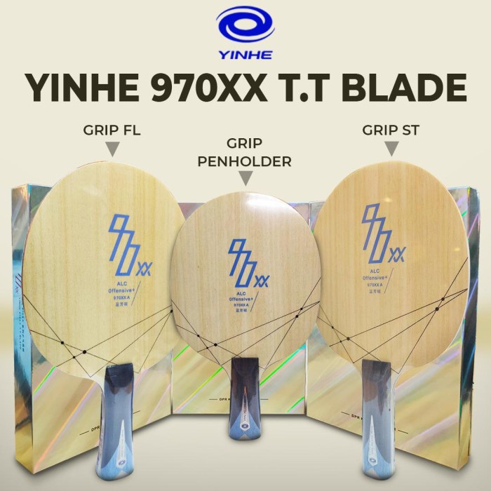 Jual KAYU BAT TENIS MEJA PINGPONG YINHE 970XX ALC OFFENSIVE+ ORIGINAL | Shopee Indonesia