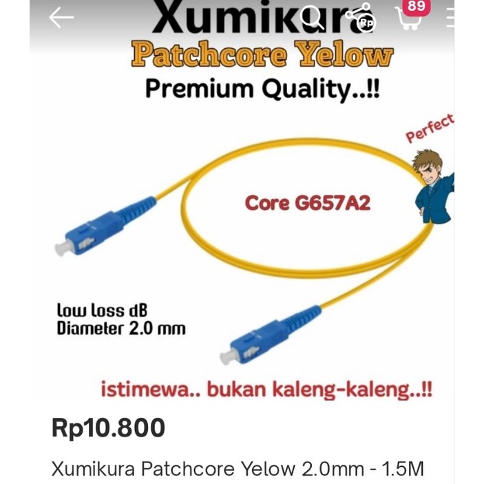 Jual Patchcore Yellow Xumikura | Shopee Indonesia