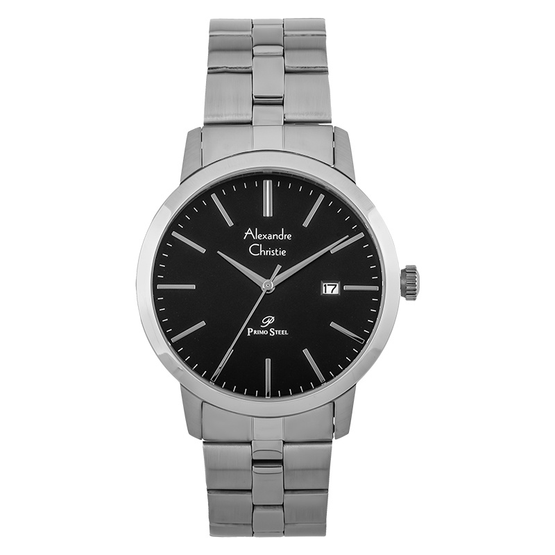 Jual Jam Tangan Pria Alexandre Christie Primo Steel AC 1007 MD BSSBA ...
