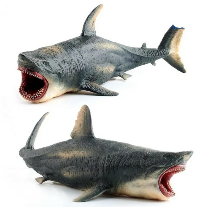 Jual Hiu Megalodon Shark Mainan Simulasi Hewan Laut Action Figures ...