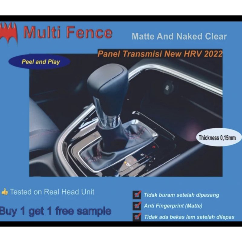 Jual Anti gores Panel Transmisi HRV 2022 | Shopee Indonesia