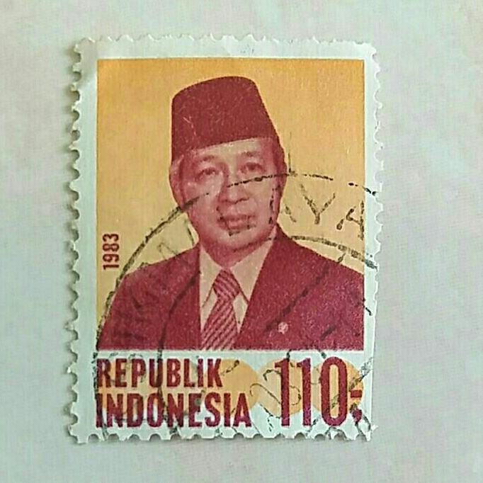 Jual (AD) Perangko Indonesia 1983 Presiden Soeharto 110 rupiah Used ...