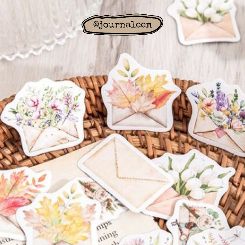 Jual [Journaleem] STICKER Deco Bijo Jurnal Scrapbook Amplop Aesthetic ...