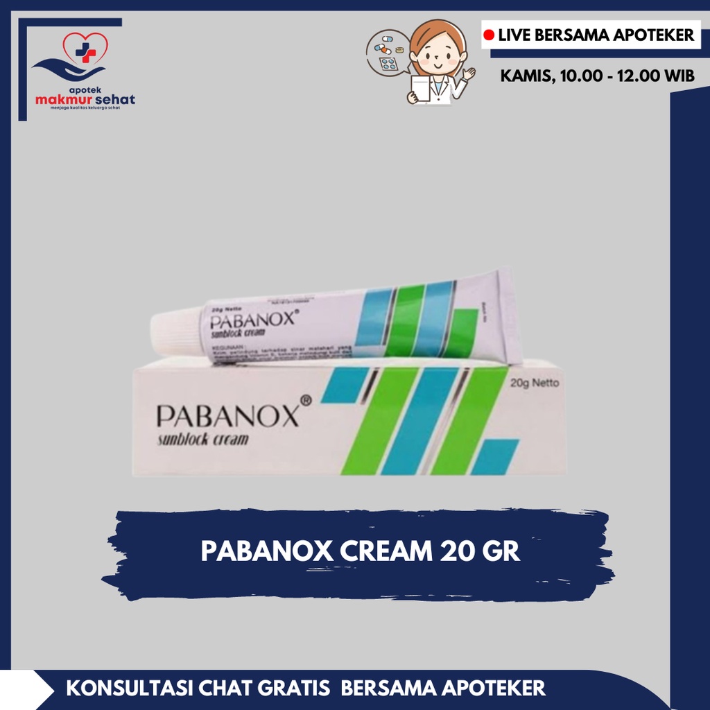 Jual Pabanox Cream 20 gram | Shopee Indonesia