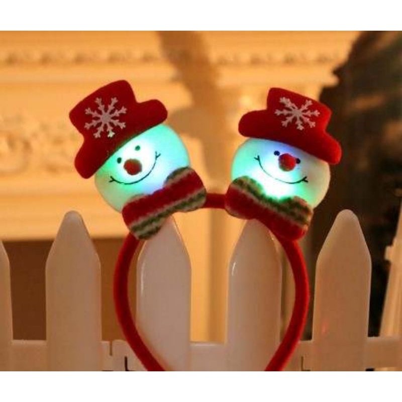 Jual Bando Natal Santa Dengan Lampu LED Christmas Headband With LED For ...