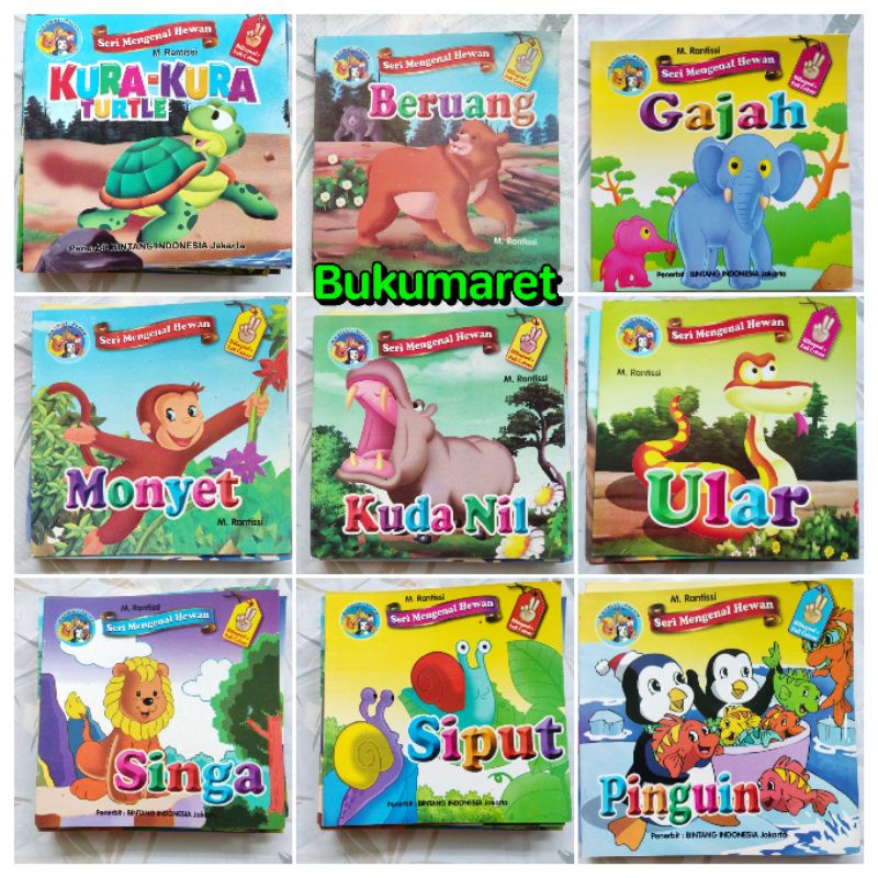 Jual Seri Mengenal Hewan Animal Story - Buku Cerita Anak Bilingual ...