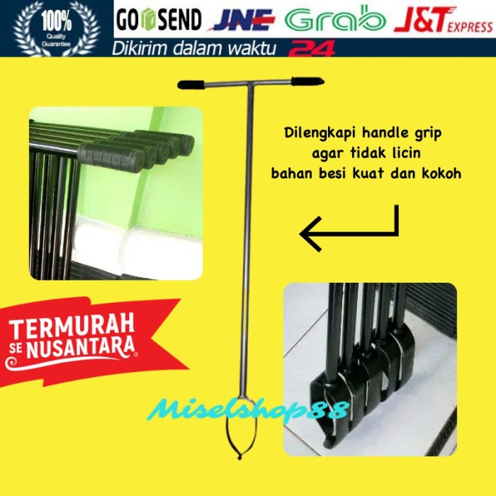 Jual Alat Gali Bor Biopori pembuat lobang tanah buat menanam | Shopee ...