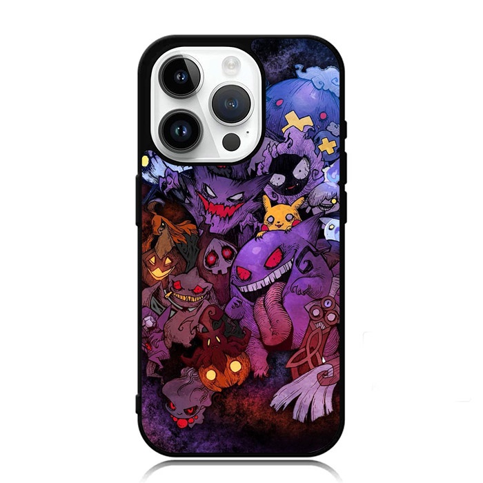 Jual Hardcase Casing Custom iPhone 15 Plus Pro Max Ghost Pokemon AE0231 ...
