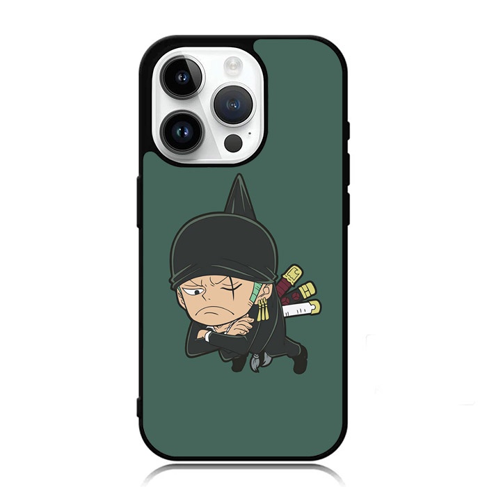 Jual Hardcase Casing Custom iPhone 15 Plus Pro Max Zoro One Piece Chibi ...