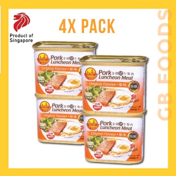 Jual Golden Bridge Luncheon Ham Multipack 4x340g Product of Singapore ...