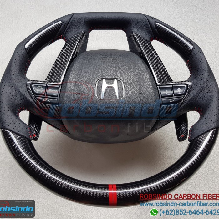 Jual Stir/Setir/Steering Wheel Honda Accord/Freed/City Carbon | Shopee ...