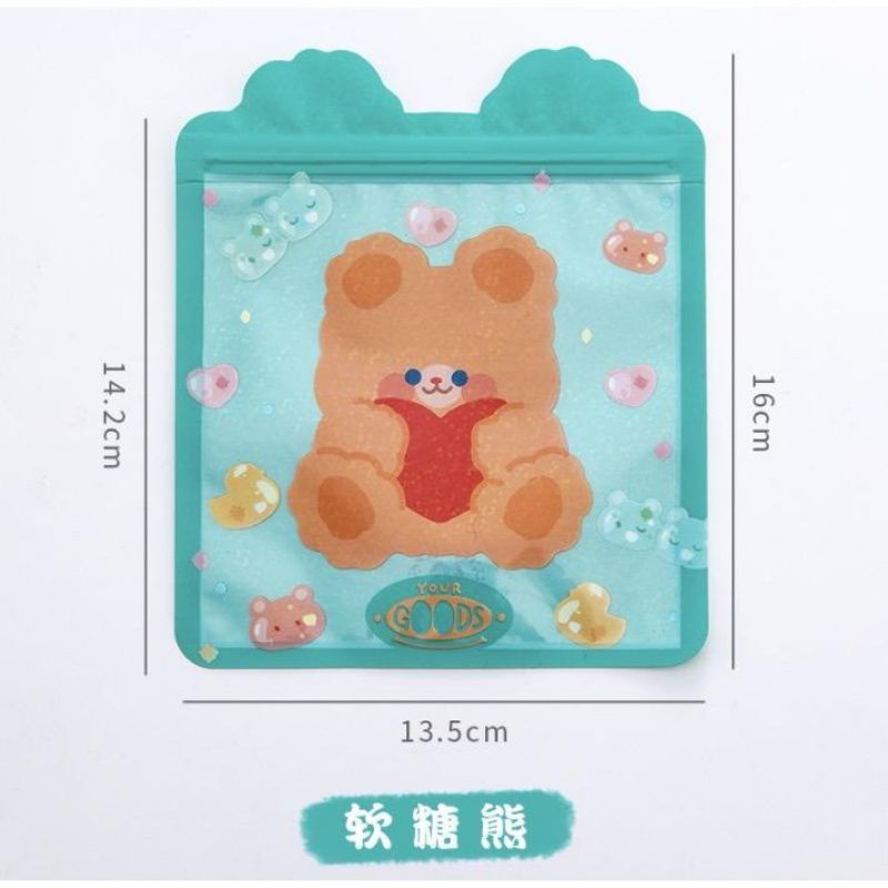 Jual Plastik Ziplock Packing Biscuit Permen Makanan Mini / 3M / Plastik ...