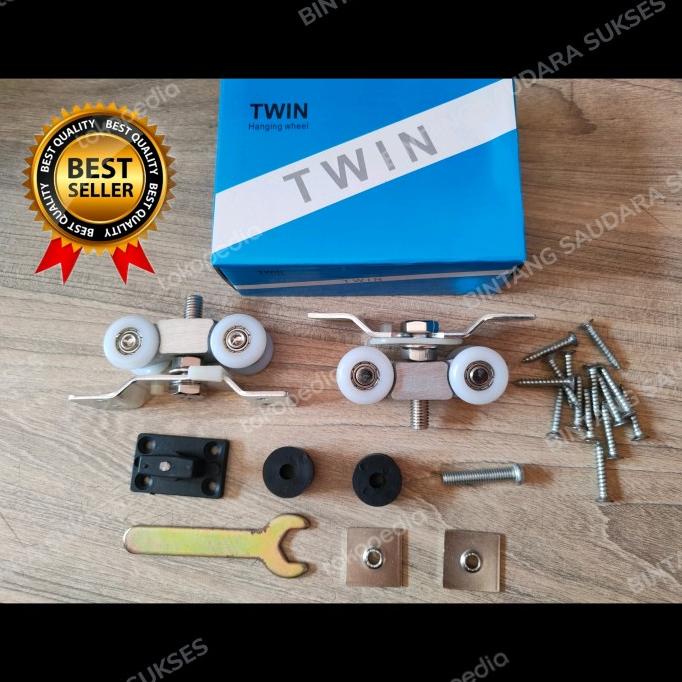 Jual Roda Rel Pintu Geser Set | Shopee Indonesia