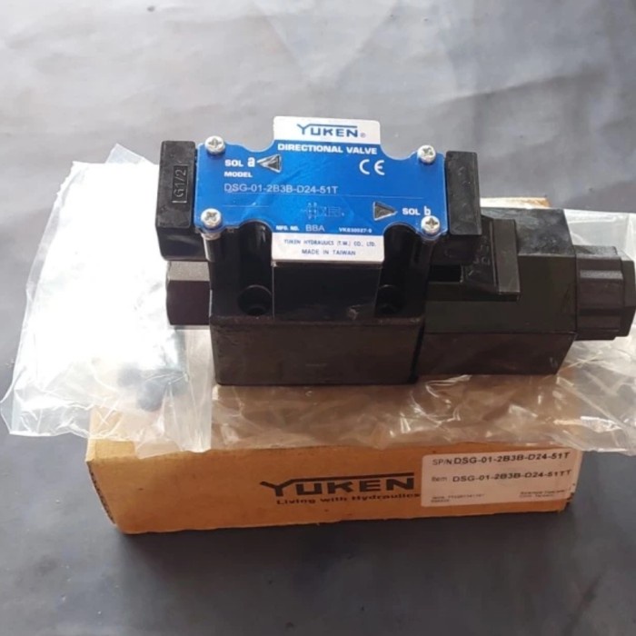 Jual Solenoid Valve Model : DSG-01-2B3B-A220-50/51 Yuken Valve | Shopee Indonesia