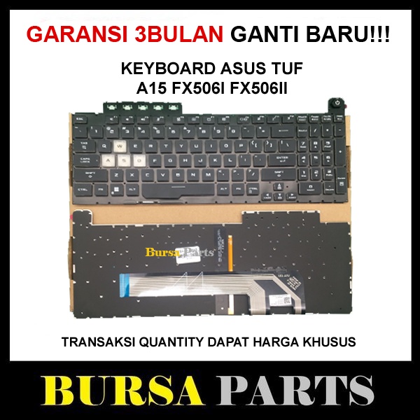 Jual Keyboard Laptop Asus TUF Gaming A15 F15 FX506 FX506hc FX506heb FX506lh FX506li Backlite ...