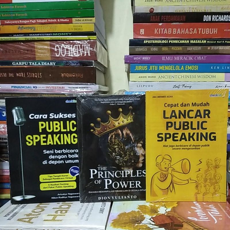 Jual Sepakat 3 Buku cepat dan mudah lancar public speaking , cara sukses public speaking & The ...