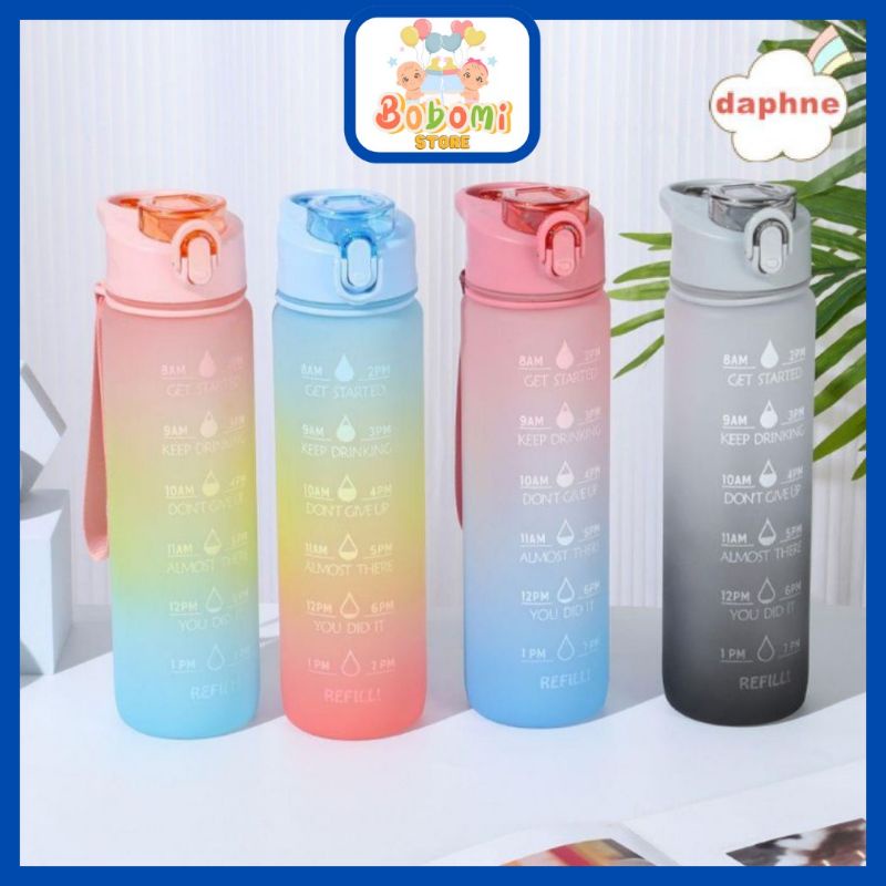 Jual Botol Minum Motivasi 1 Liter Botol Minum Gradasi Botol Lucu 3 ...