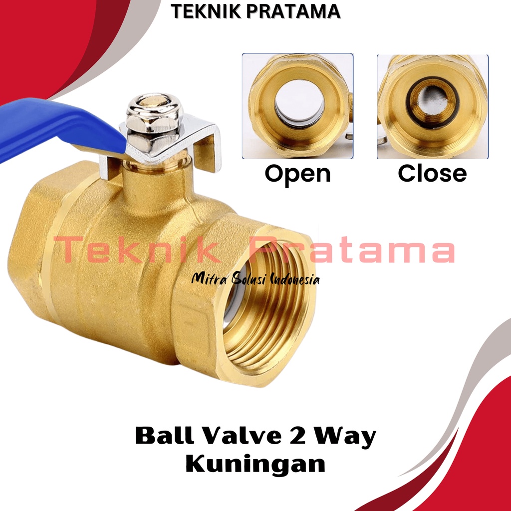 Jual 1" Stop Kran/ Keran Air Ball Valve Kuningan Size 1 Inch | Shopee Indonesia