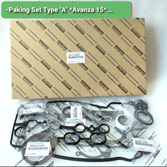 Jual New Ori Packing Paking Set Toyota Avanza 1.5 1500Cc Rush Terios Berkualitas | Shopee Indonesia