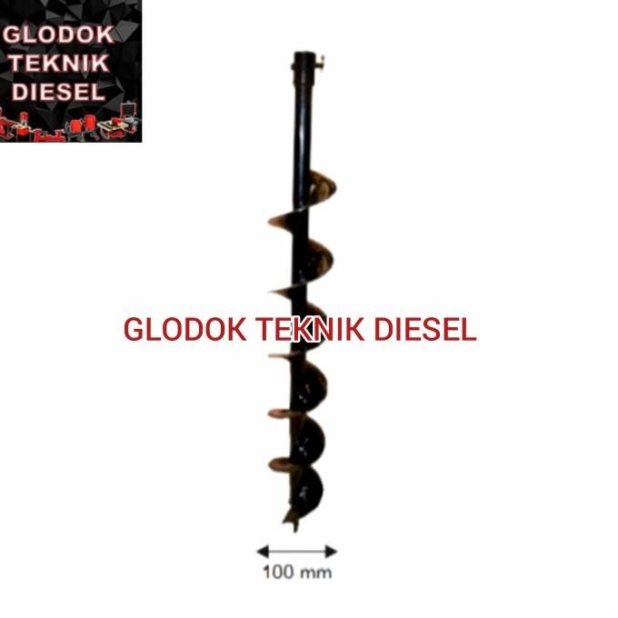 Jual Terbaik Promo Earth Auger Mata Bor Tanah Biopori Sumur - 100 Mm ...