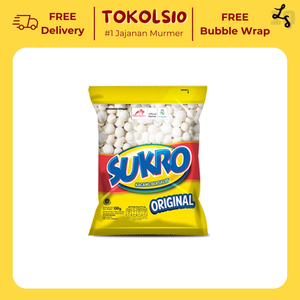 Jual Kacang Sukro Rasa Original Dua Kelinci 1 Renceng Isi 10x20gr ...