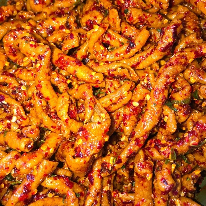 Jual USUS CRISPY 500GRAM PEDAS DAUN JERUK KHAS BSC | Shopee Indonesia