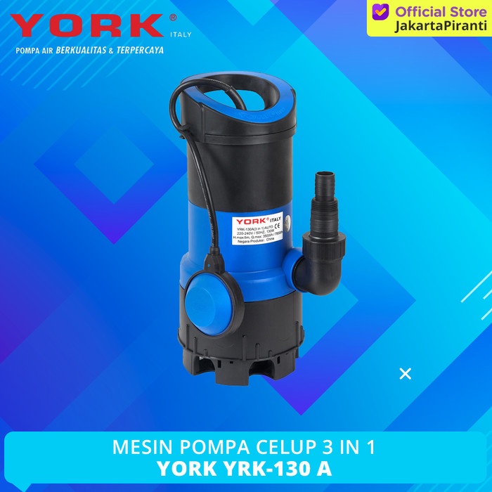 Jual [Original] Pompa Banjir York Yrk-130 A 3 In 1 Diskon | Shopee ...