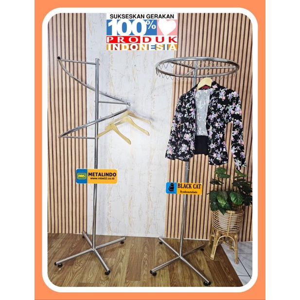 Jual Gantungan gawang model payung jemuran model payung hanger display ...